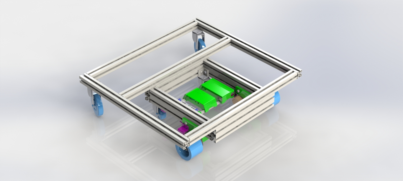 BẢN VẼ 3D XE AGV Scuttle Robot 100k with Frame (CN 099) - It's Over 9000!